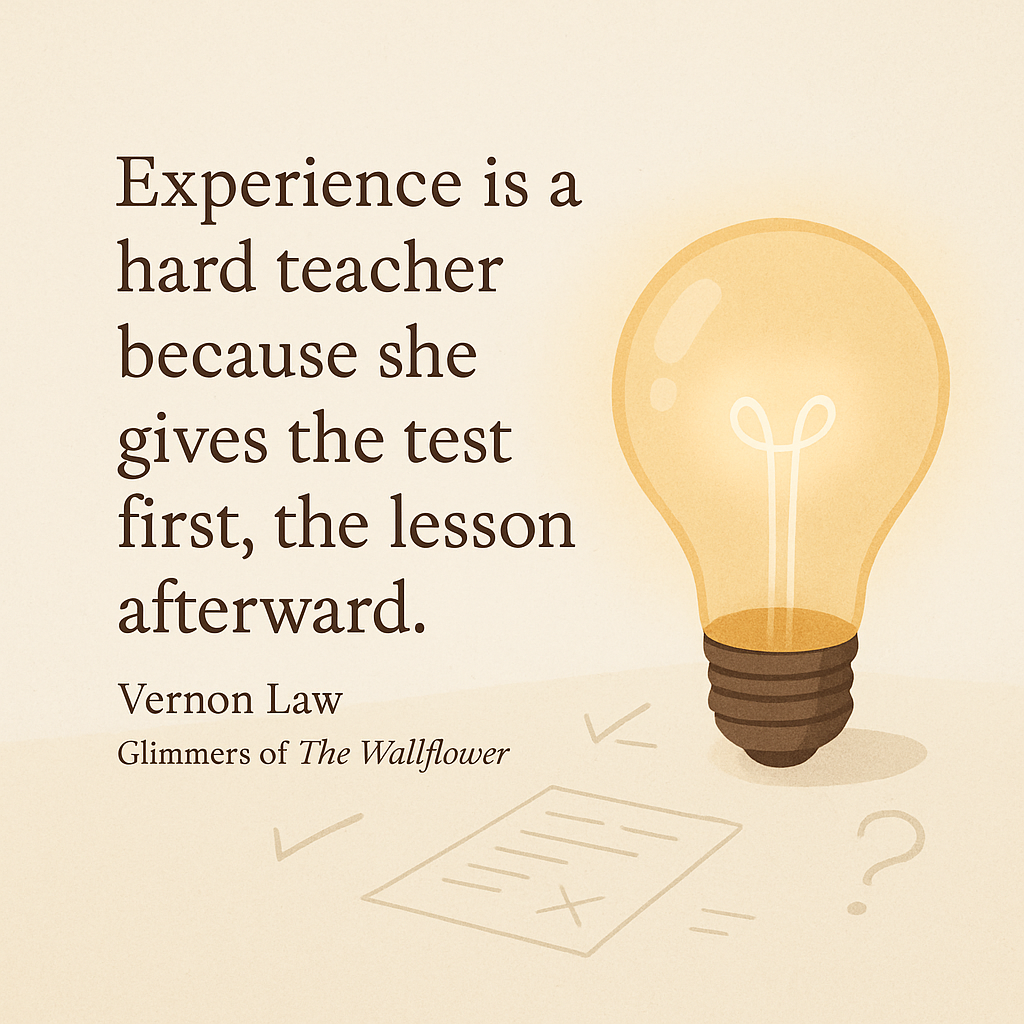 Scraped Knees and Light Switch Moments – Glimmers of The Wallflower